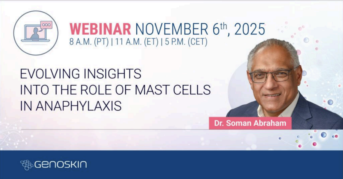 Exploring Mast Cell Biology and Anaphylaxis with Genoskin | French ...